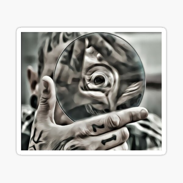 "unique CD Tattoo " Sticker for Sale by GOTEE2 | Redbubble