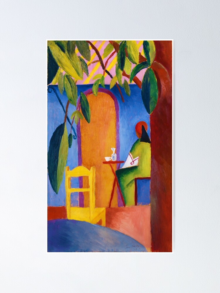 "Türkisches Café by August Macke (1914)" Poster for Sale by allhistory ...