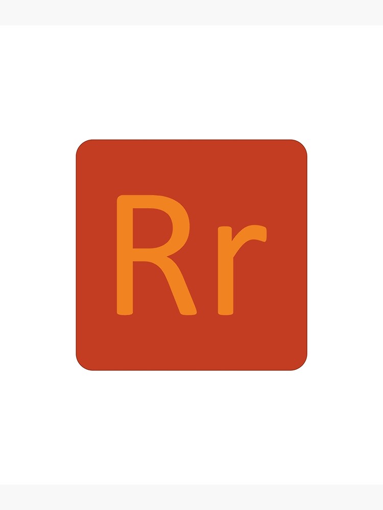 "Capital R and Simple r" Poster for Sale by RashanM | Redbubble