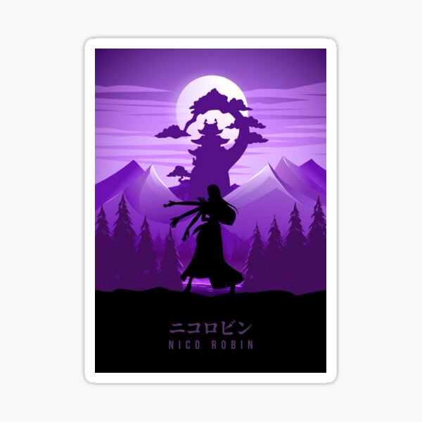 "Nico Robin One Piece" Sticker for Sale by PaulNevarez74 | Redbubble