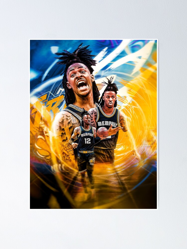 "Ja Morant 12 GOAT" Poster for Sale by MichaelBK11 | Redbubble