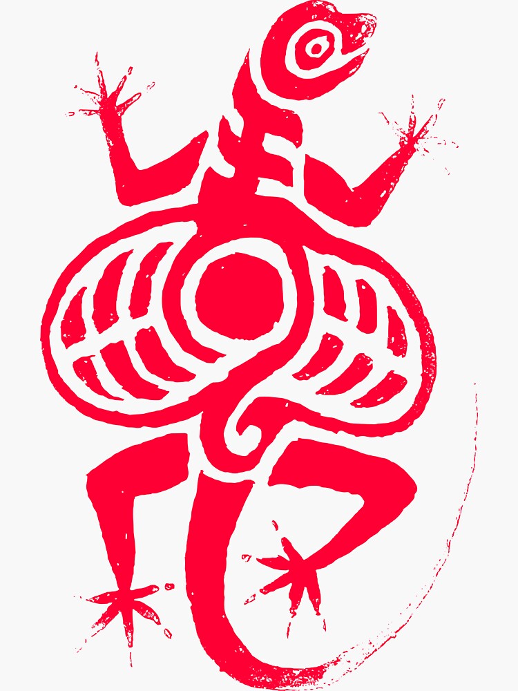 "Aztec lizard pattern" Sticker for Sale by duadua dua | Redbubble
