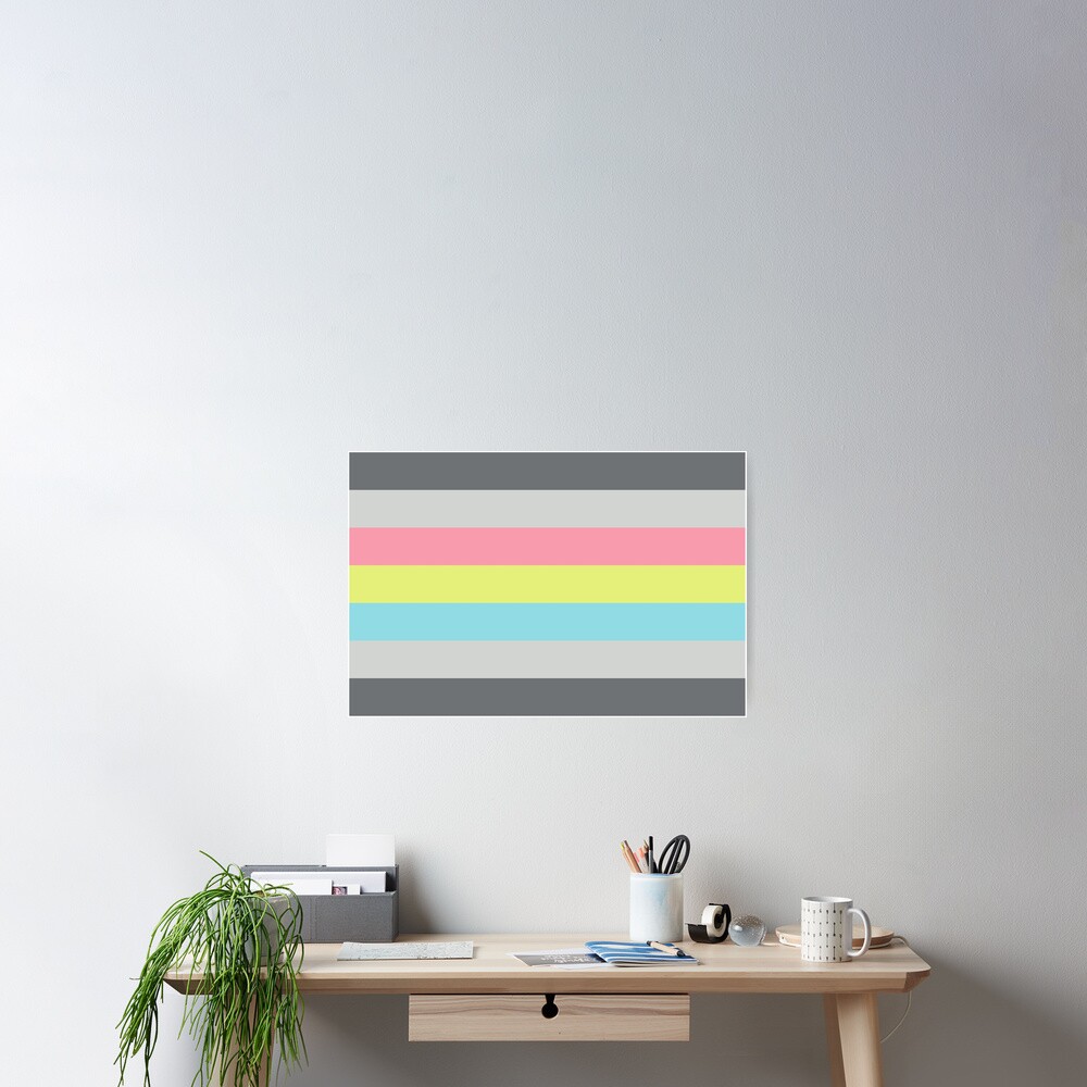 "Demiflux - Pride Flag" Poster for Sale by FlagsWorld | Redbubble