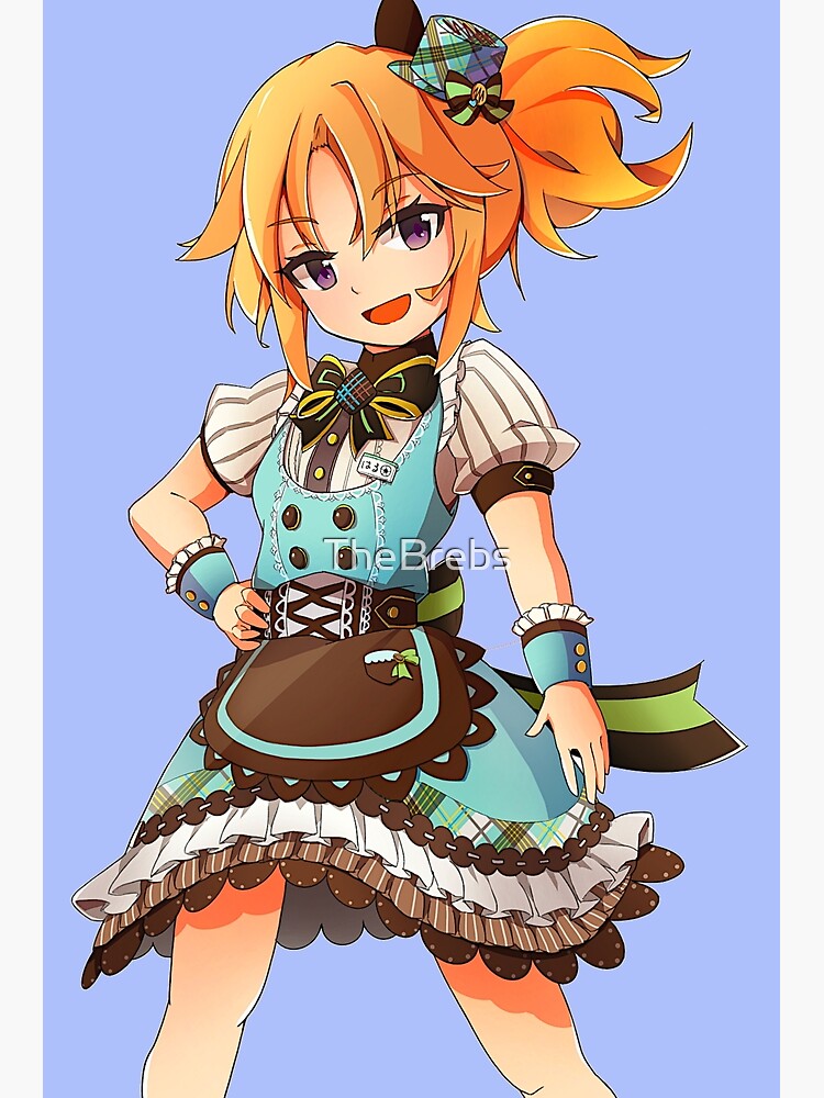 "Soccer Idol Yuuki Haru in Her Idol Outfit - Idolmaster" Poster by ...