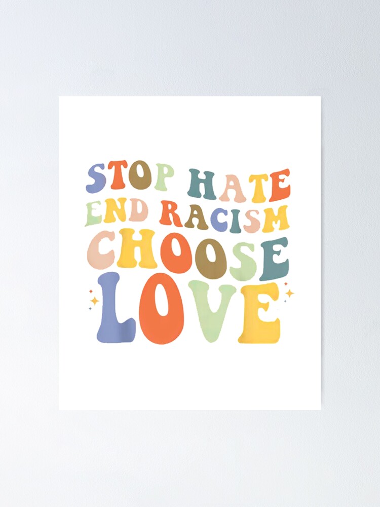 "Choose Love Buffalo Stop Hate End Racism Choose Love Buffalo colorful ...