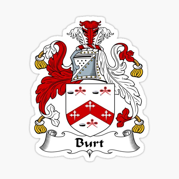 "Burt" Sticker by HaroldHeraldry | Redbubble