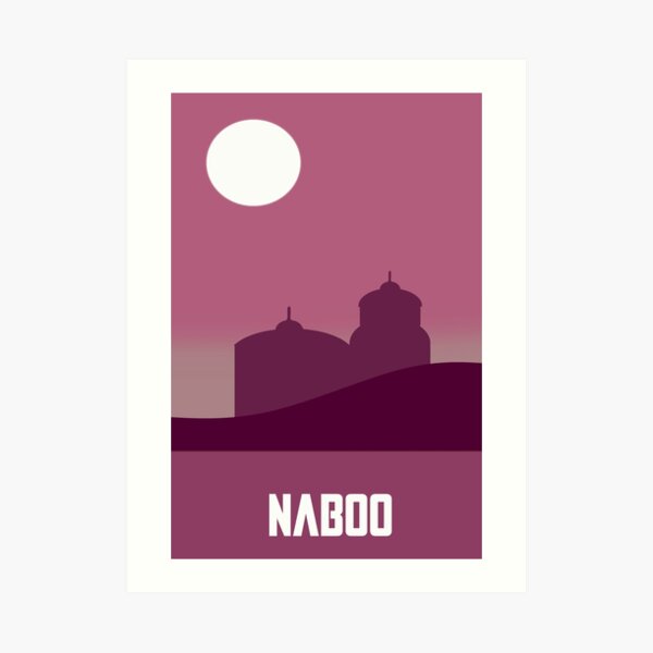 "Minimalist movie poster Classic poster Naboo" Art Print by ...