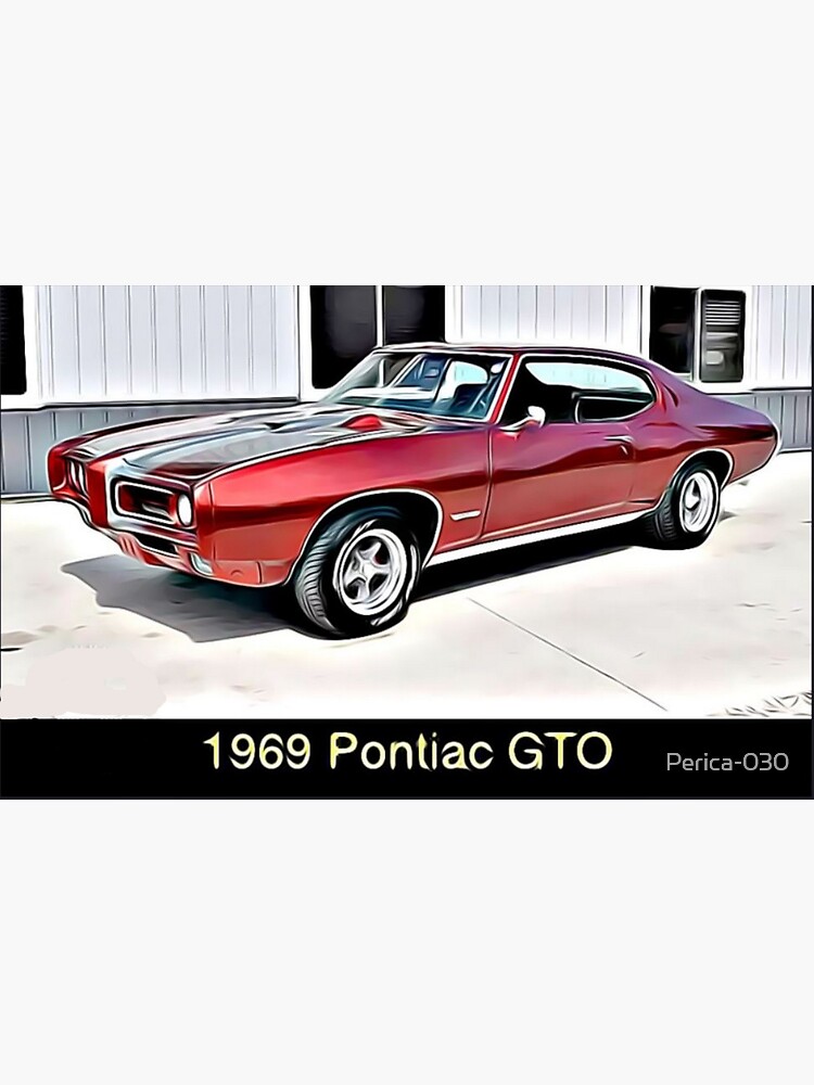 "Pontiac GTO" Sticker for Sale by Perica-030 | Redbubble