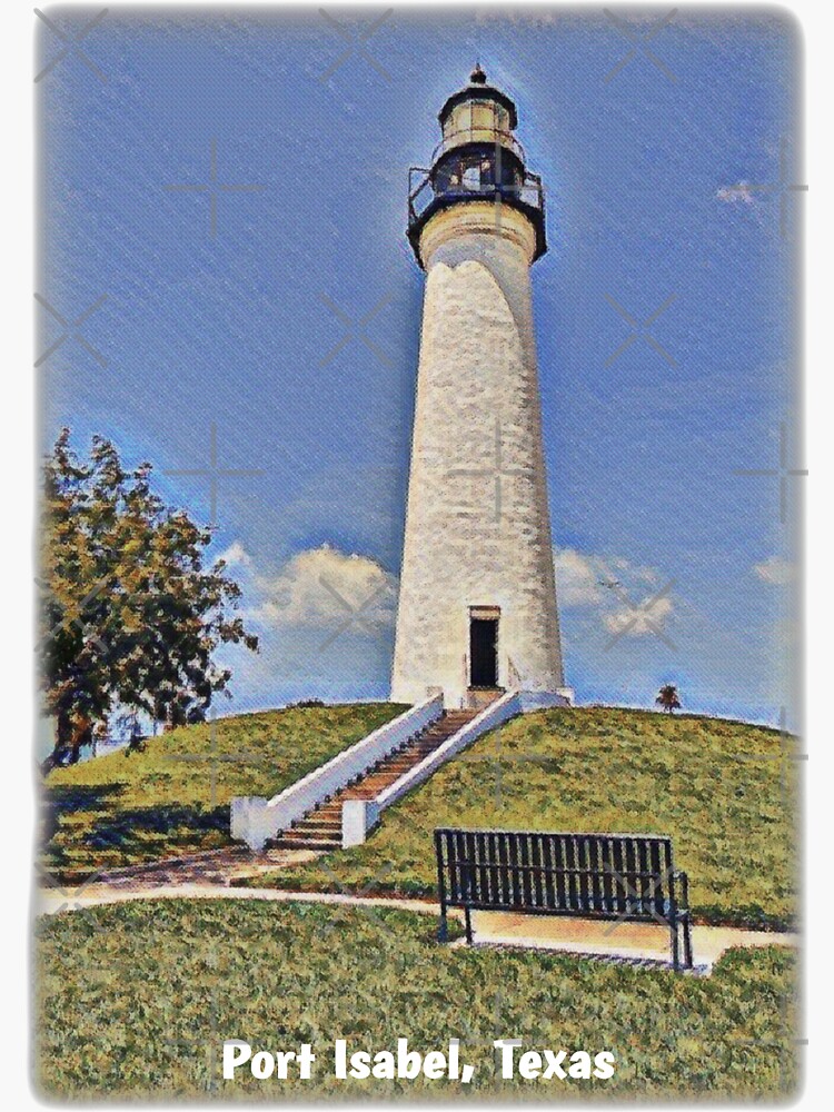 "Port Isabel Lighthouse" Sticker for Sale by molamode | Redbubble