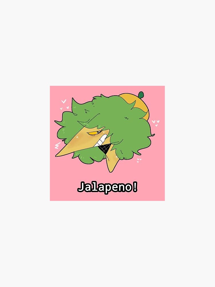 "Jalapeno " Sticker for Sale by dollyragdoll098 | Redbubble