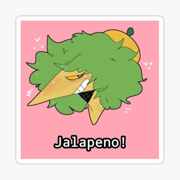 "Jalapeno " Sticker for Sale by dollyragdoll098 | Redbubble