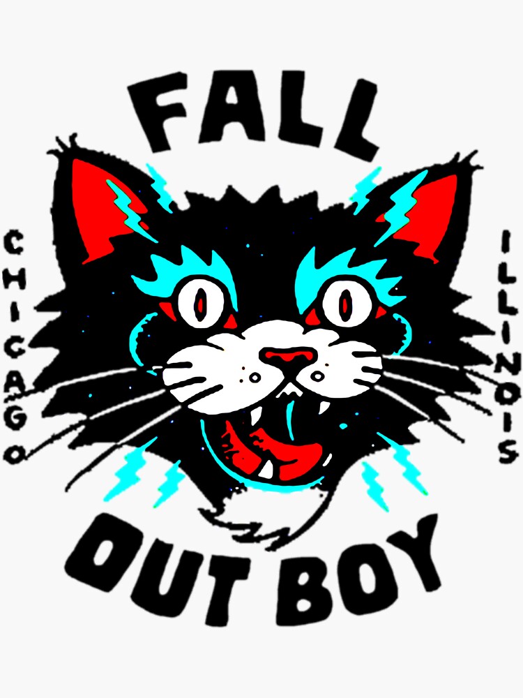 "fall out boy" Sticker for Sale by delfinabossie97 | Redbubble