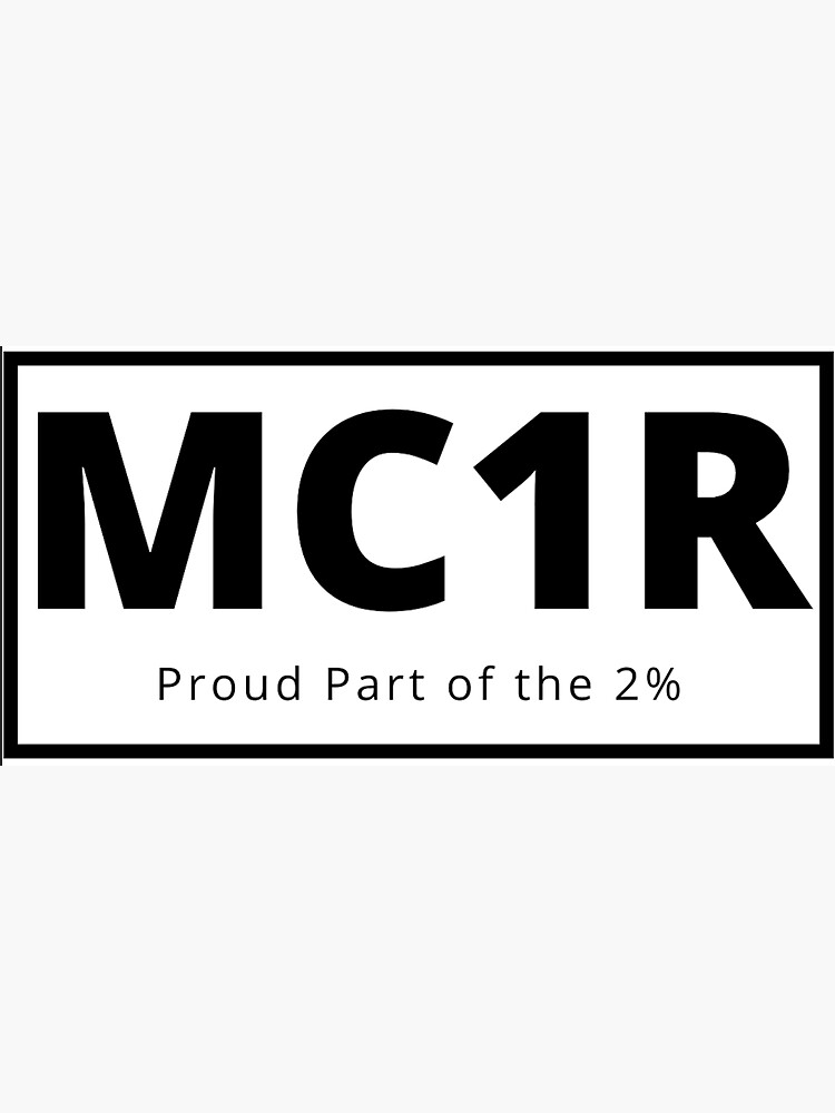 "Sticker | MC1R Gene" Sticker for Sale by NancyCoddington | Redbubble