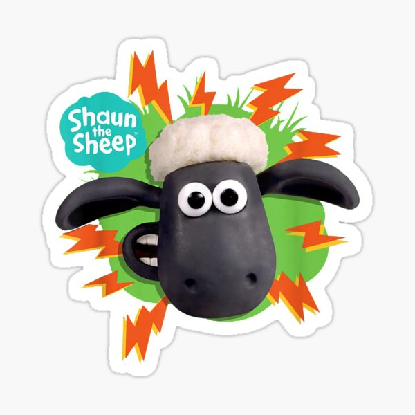 "SHAUN THE SHEEP REFRESING" Sticker for Sale by GuestGenniuses | Redbubble