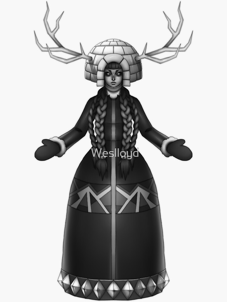 "winter witch" Sticker for Sale by Weslloyd | Redbubble