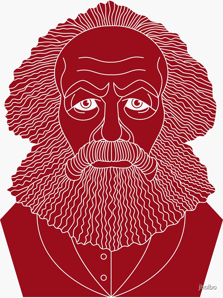 "Karl Marx" Sticker for Sale by jholbo | Redbubble