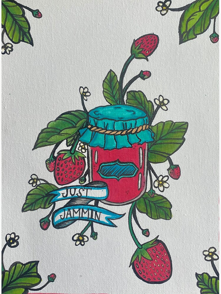 "Just Jammin" Sticker for Sale by Bakerac | Redbubble