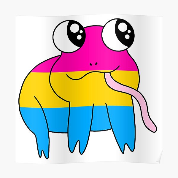 "Pan Frog Friend" Poster for Sale by Rainy-Kitten | Redbubble