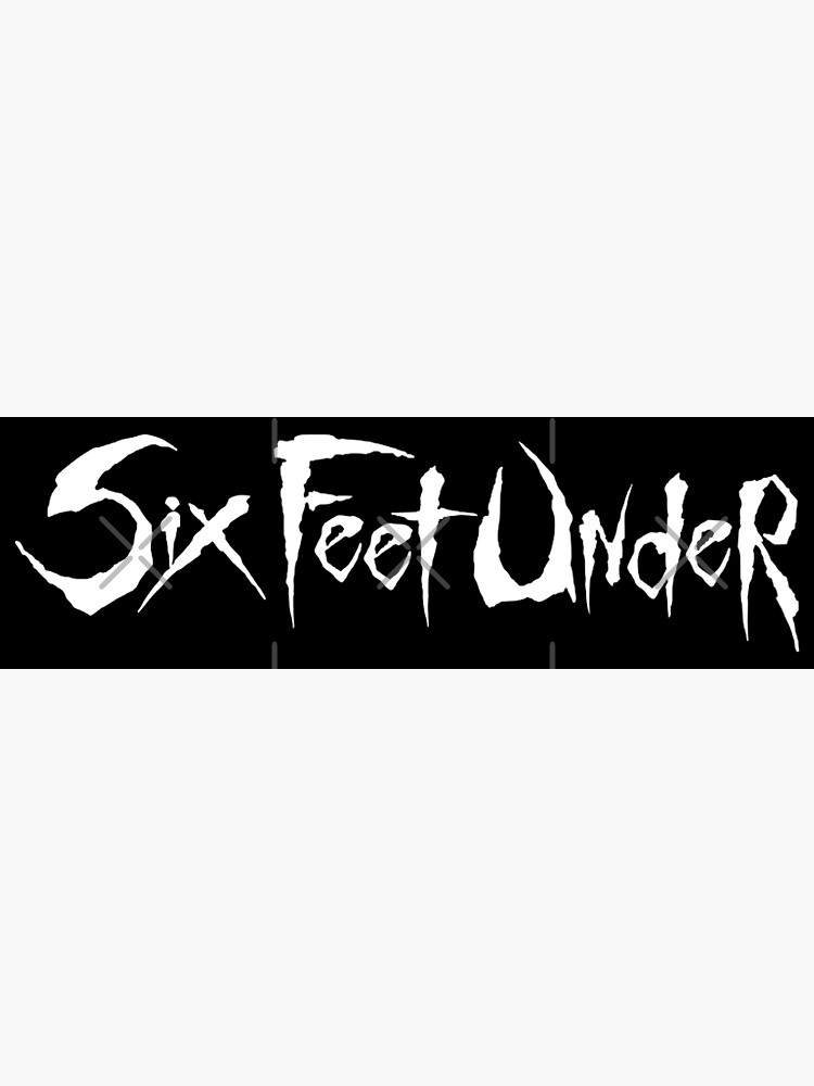 "Six Feet Under Logo" Sticker for Sale by DerWald | Redbubble