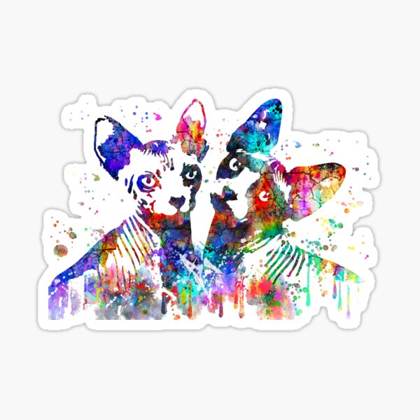 "Devon Rex" Sticker for Sale by Rosaliartbook | Redbubble