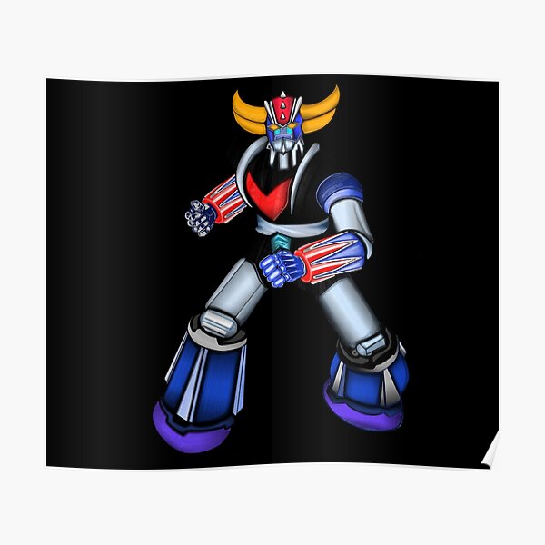 "GRENDIZER ROBOT PORTRAIT" Poster for Sale by Lighvision | Redbubble