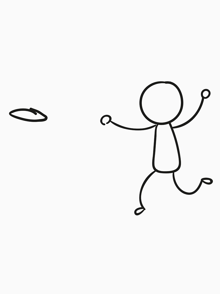 "Funny Disc Golf Stick Figure" T-shirt for Sale by sfitzgerald1223 ...