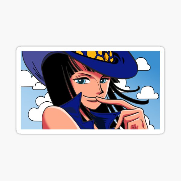 "Nico Robin - Miss All Sunday" Sticker for Sale by OneOfDPieces | Redbubble
