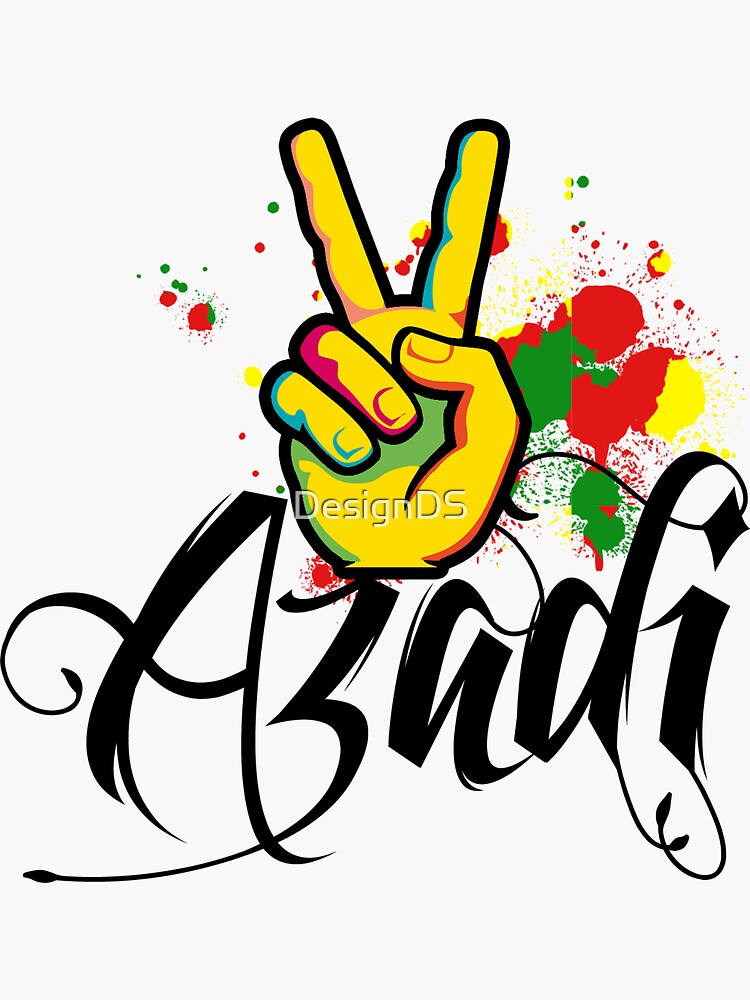 "Azadi" Sticker for Sale by DesignDS | Redbubble