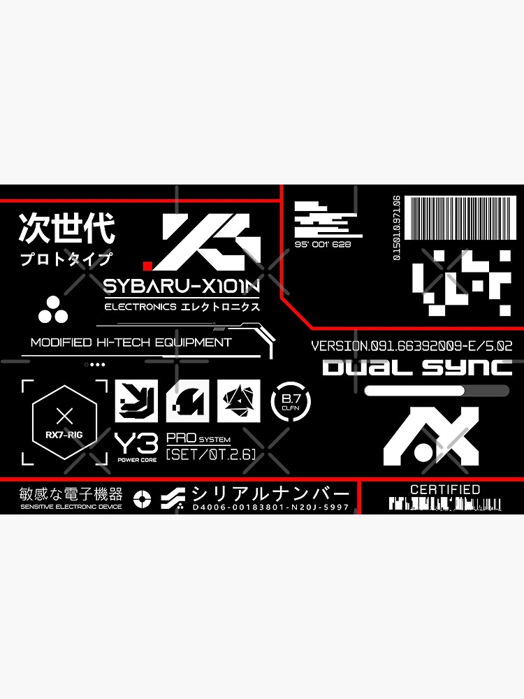 "modified next gen technology decal 2 basic " Poster for Sale by Dr ...