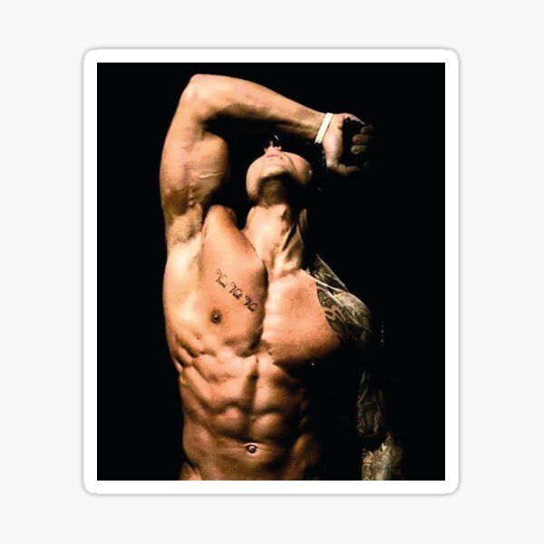 "zyzz pose" Sticker by Flamingomom | Redbubble