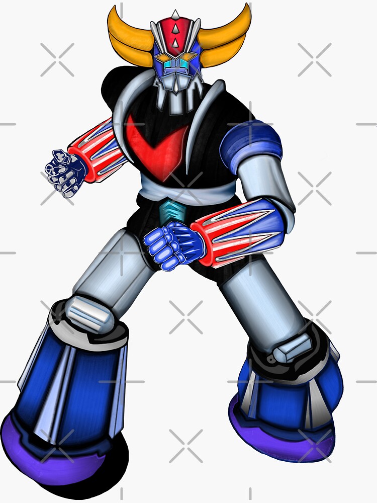 "GRENDIZER FULL PORTRAIT" Sticker for Sale by Lighvision | Redbubble
