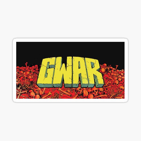 "Gwar" Sticker for Sale by ijosefovickh | Redbubble