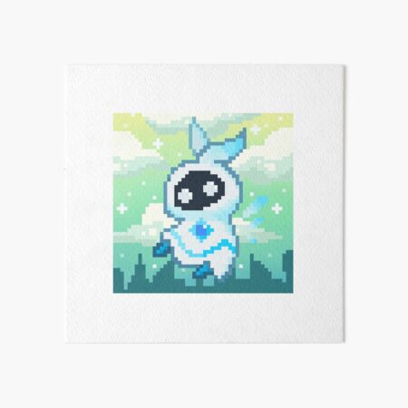 "Spirit whisp Venti pixel art " Art Board Print by Toyger-Lilly | Redbubble