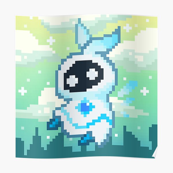 "Spirit whisp Venti pixel art " Poster for Sale by Toyger-Lilly | Redbubble