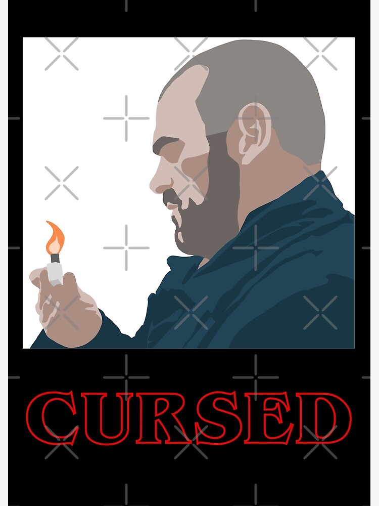 "Cursed | Jim Hopper - Stranger Things 4" Poster for Sale by L1sercool ...