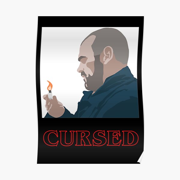 "Cursed | Jim Hopper - Stranger Things 4" Poster for Sale by L1sercool ...