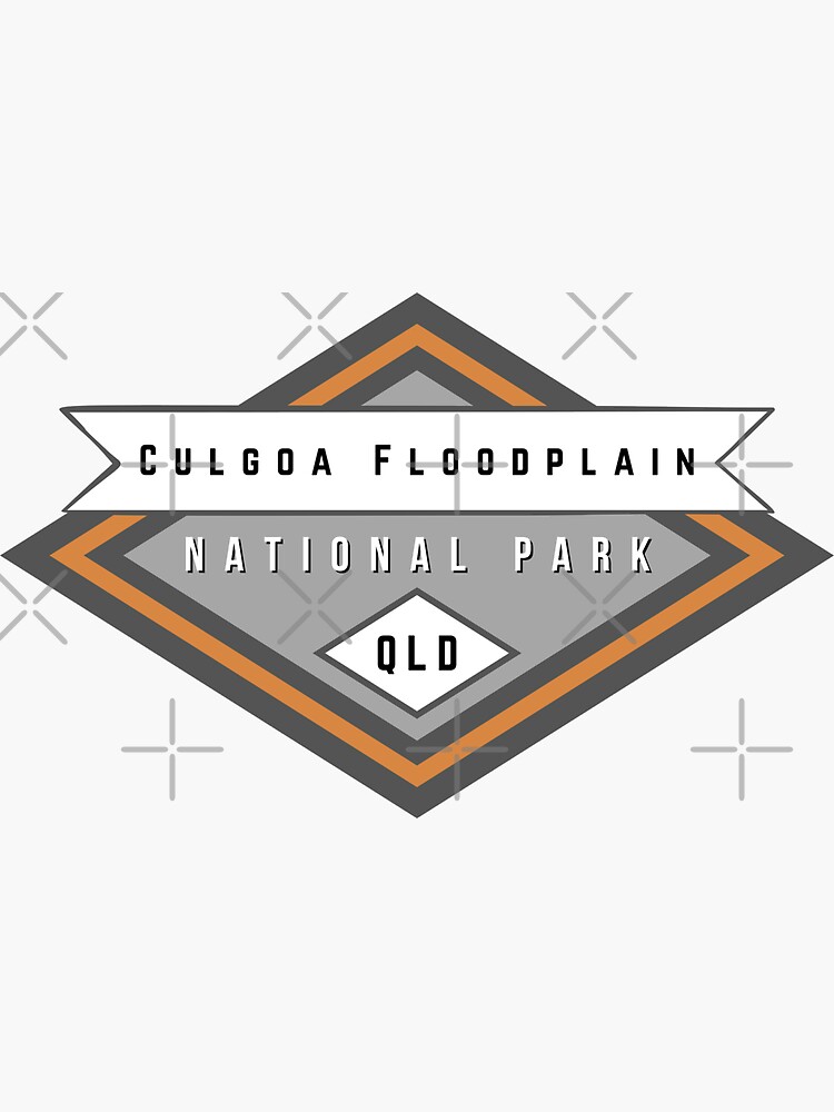 "Culgoa Floodplain National Park Queensland Australia Souvenir" Sticker ...