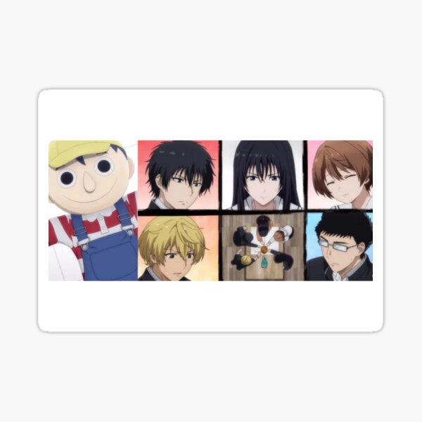 "Tomodachi game first game scene" Sticker for Sale by Wauaie | Redbubble