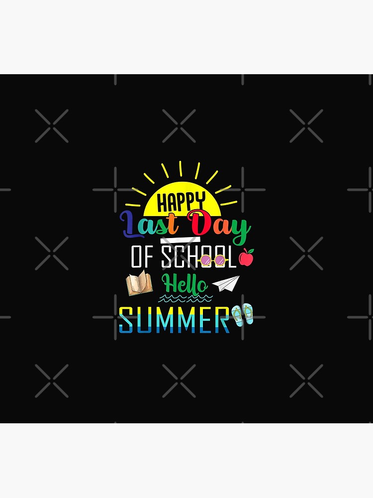 "Rainbow Last Day Of School Schools Out For Summer Teacher" Poster for ...