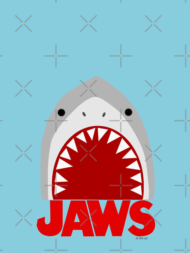 Jaws Fan Art , Shark Jaw Open , Sharp Teeth , 1975 Classic Film IPhone Case
