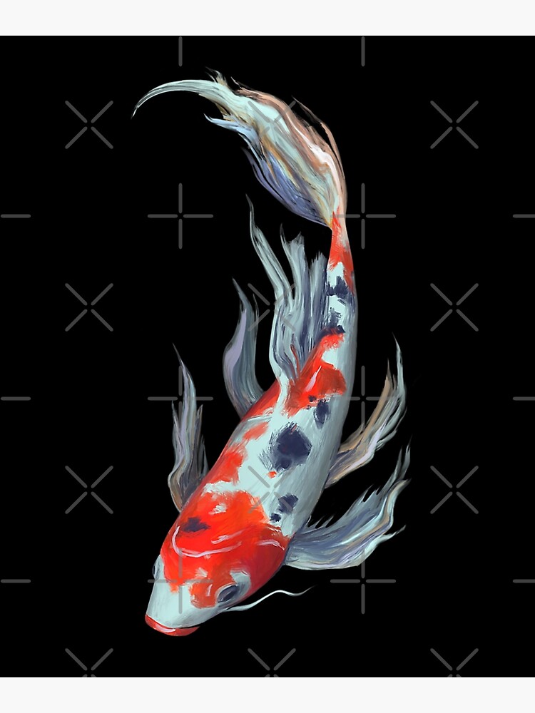 "Ästhetische Koi Fish Kawaii japanische Kunst" Poster von oxbowsam ...
