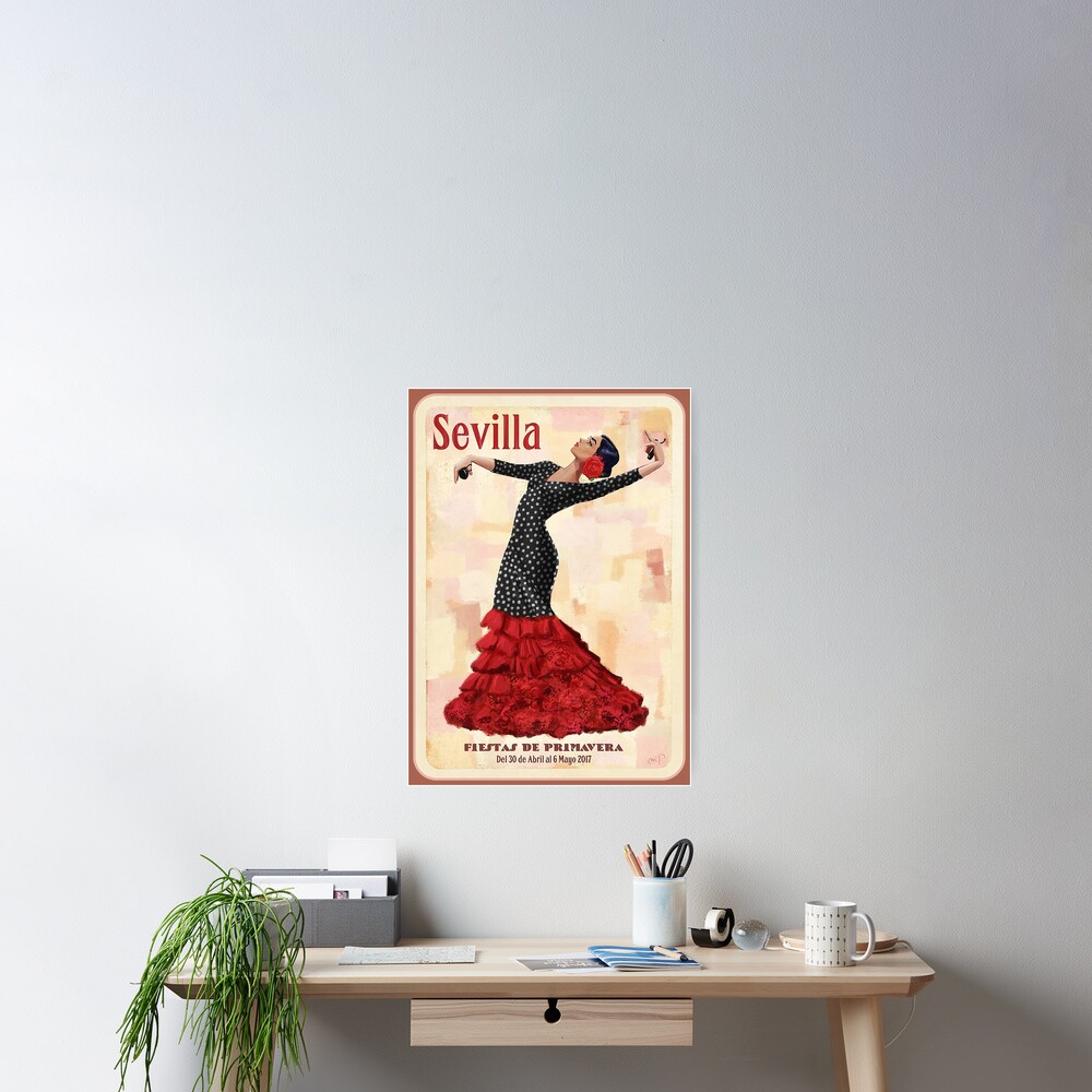 "Seville April Fair" Poster for Sale by mauprada | Redbubble