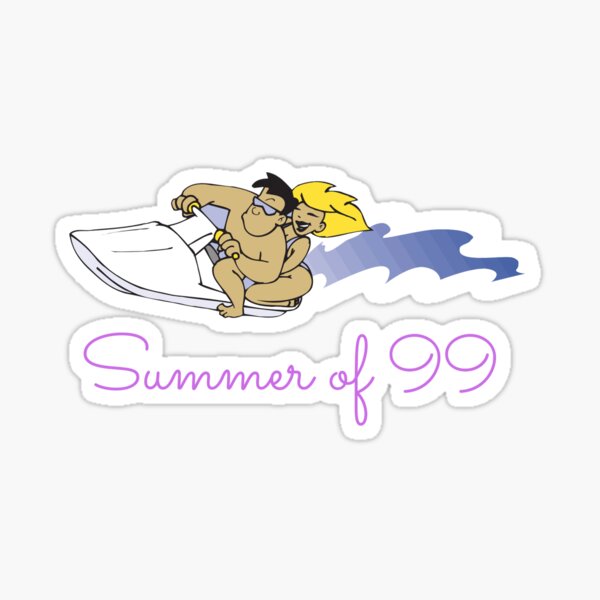 "Summer of 99" Sticker for Sale by MixedBags | Redbubble