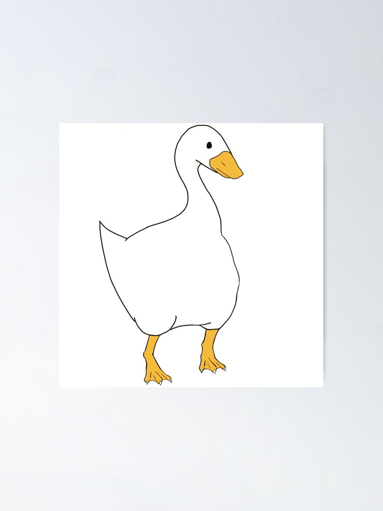 "Large goose" Poster for Sale by ReadingWanderer | Redbubble