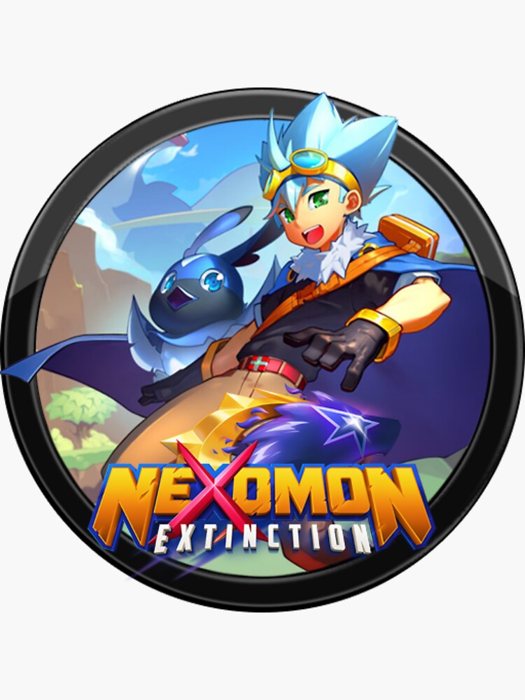 "Nexomon Logo" Sticker for Sale by Honey-Pop | Redbubble