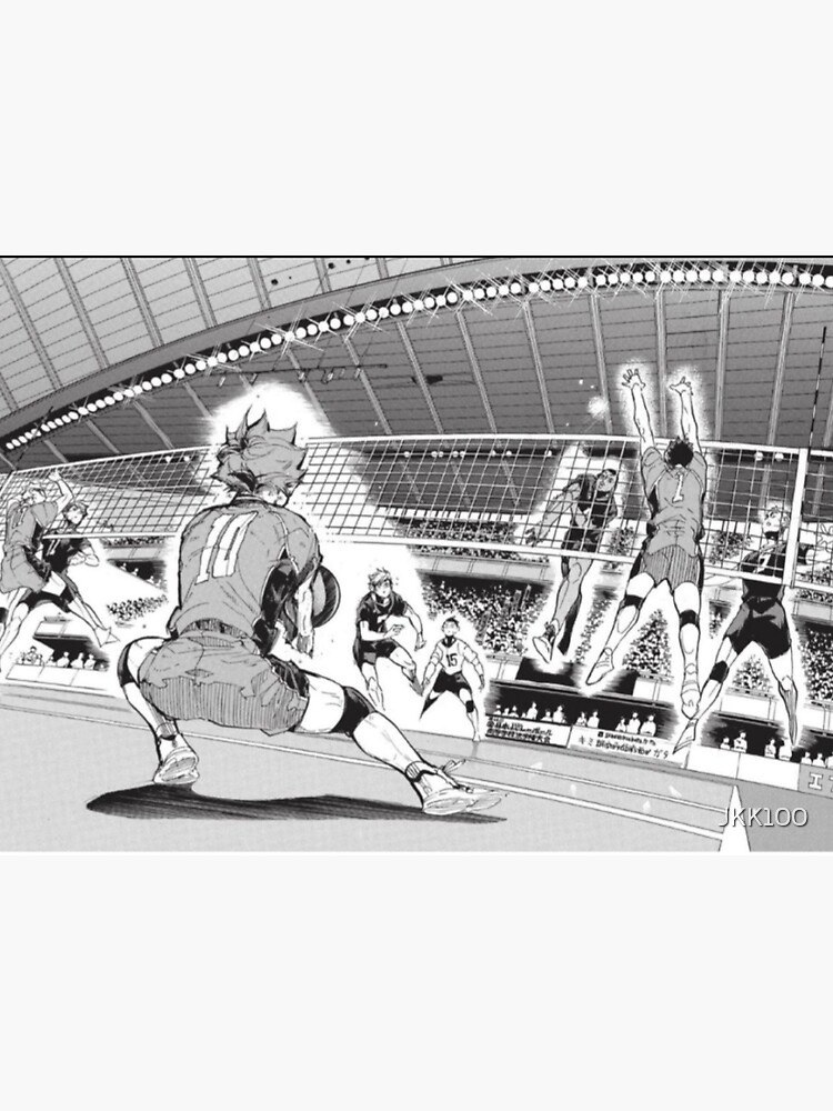 "Haikyuu!! - Nice Recieve! black and white" Sticker for Sale by JKK100 ...