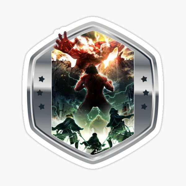 "AOT Wall" Sticker for Sale by epinkb | Redbubble