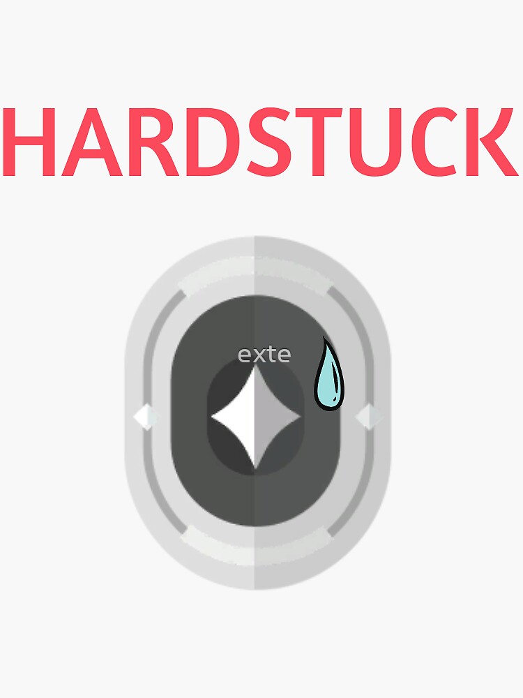 "Hardstuck iron rank valorant" Sticker for Sale by exte | Redbubble