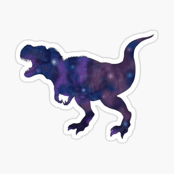 "Galaxy Dino collection:Tyrannosaurus rex" Sticker for Sale by ...