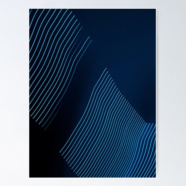 "Wavy Vibes in Cosmos /2" Poster for Sale by Mewjuana | Redbubble